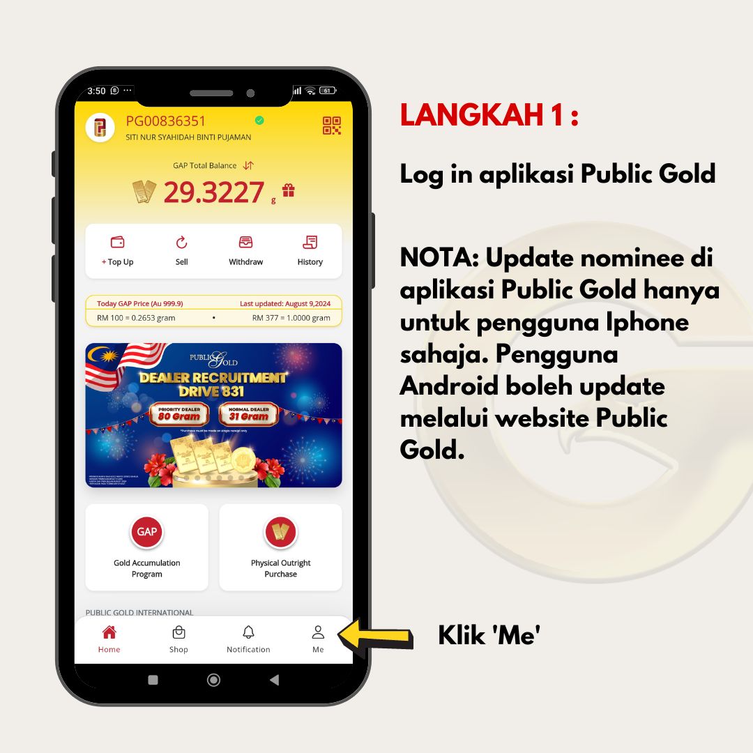 Public Gold Dealer | AZIANA M BAHRIM & KHAIRUL ANWAR