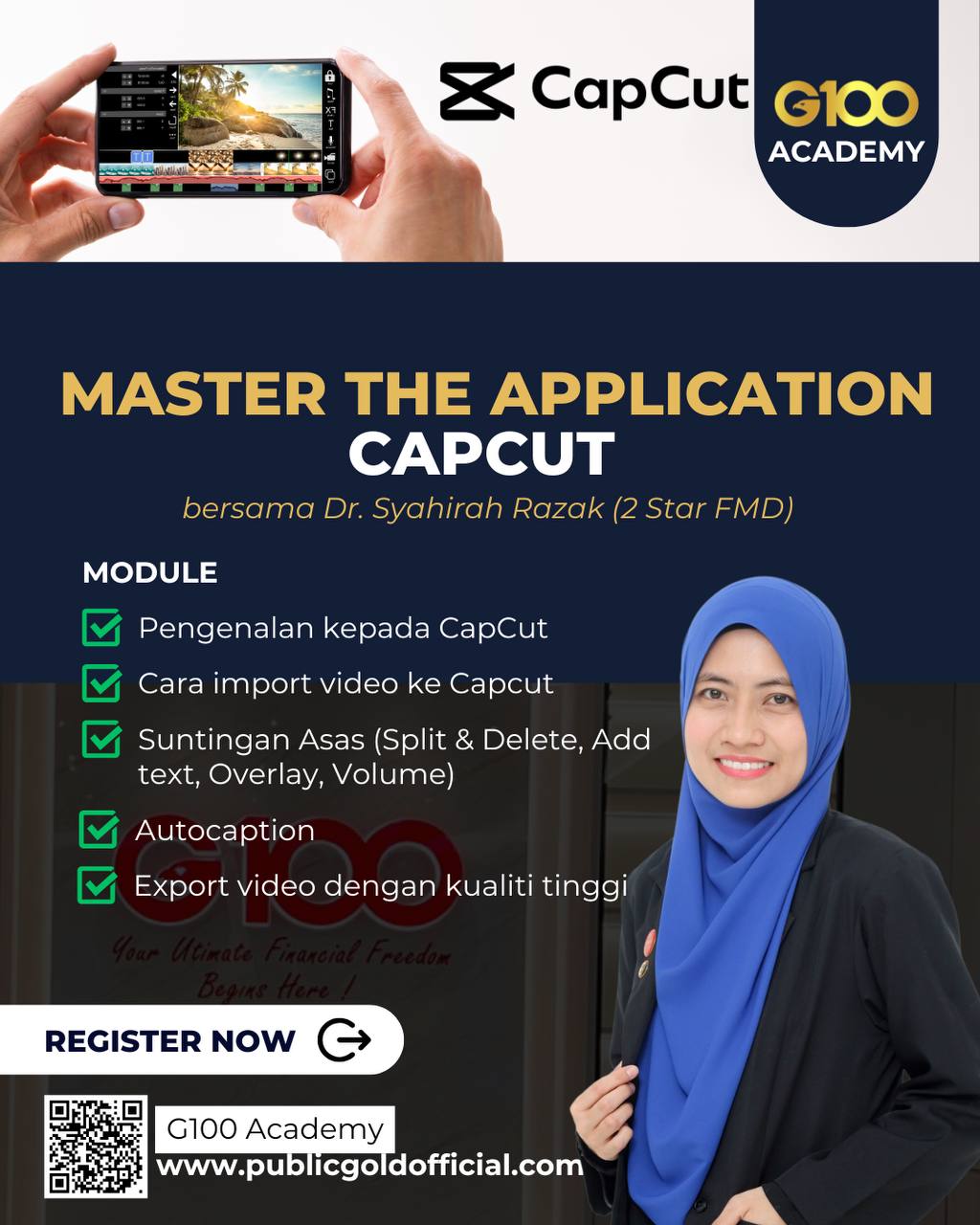 Aktiviti Bulanan G100 Network | Siti Najwa binti Muhamad Fadhil